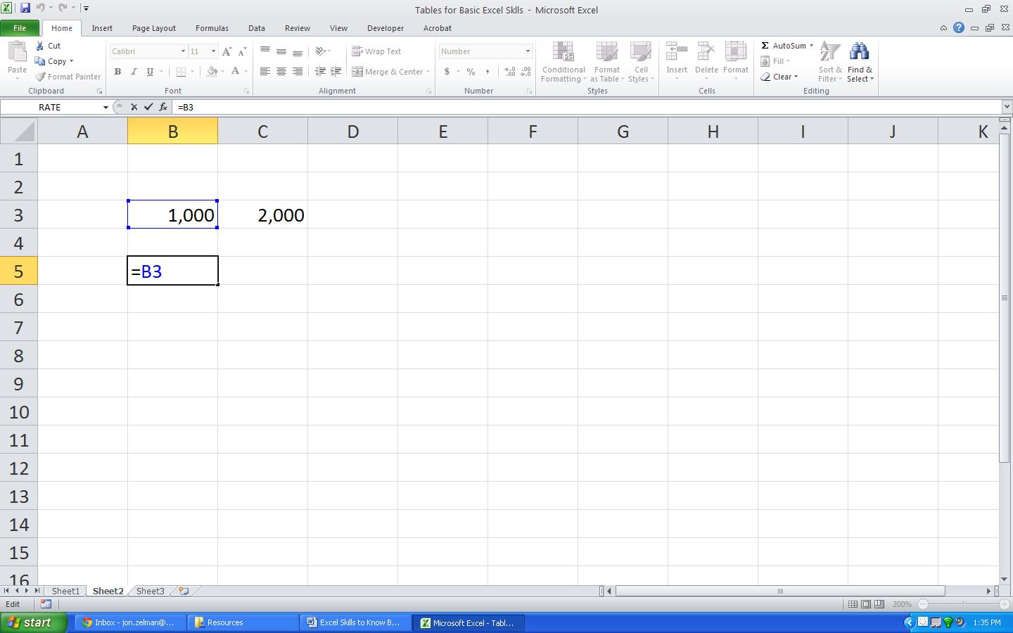 Creating Absolute References And Locking Cells In Excel The Marquee Group