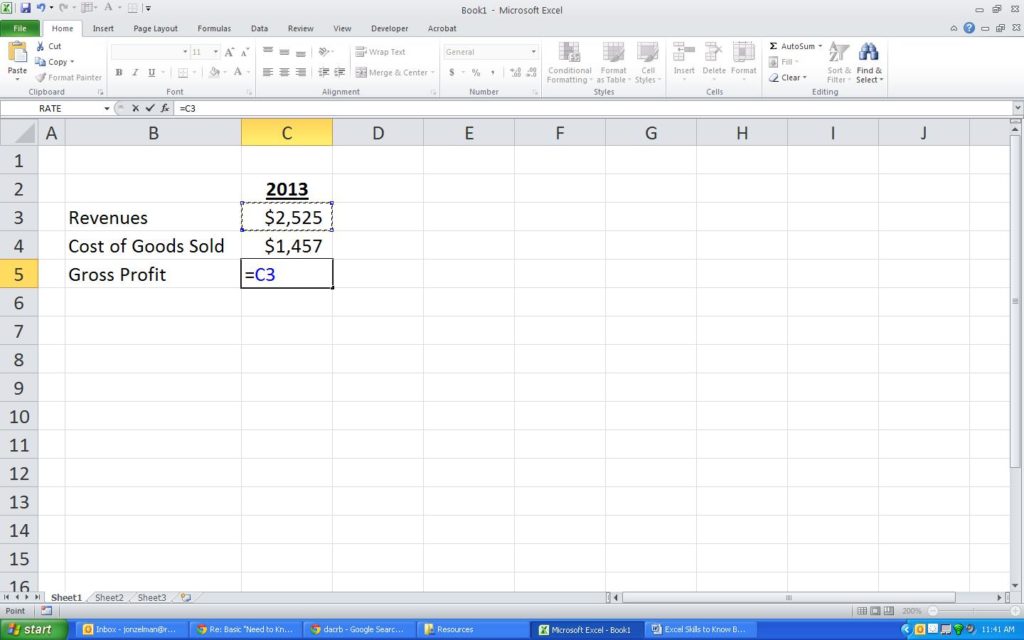 Creating a Basic Formula in Excel - The Marquee Group