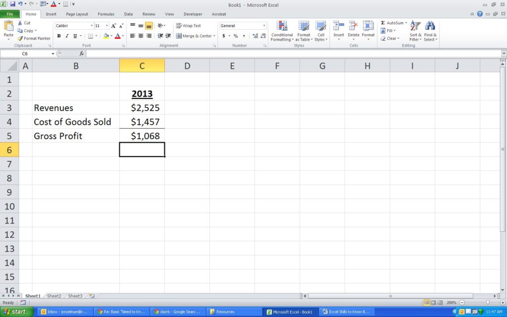 Creating a Basic Formula in Excel - The Marquee Group